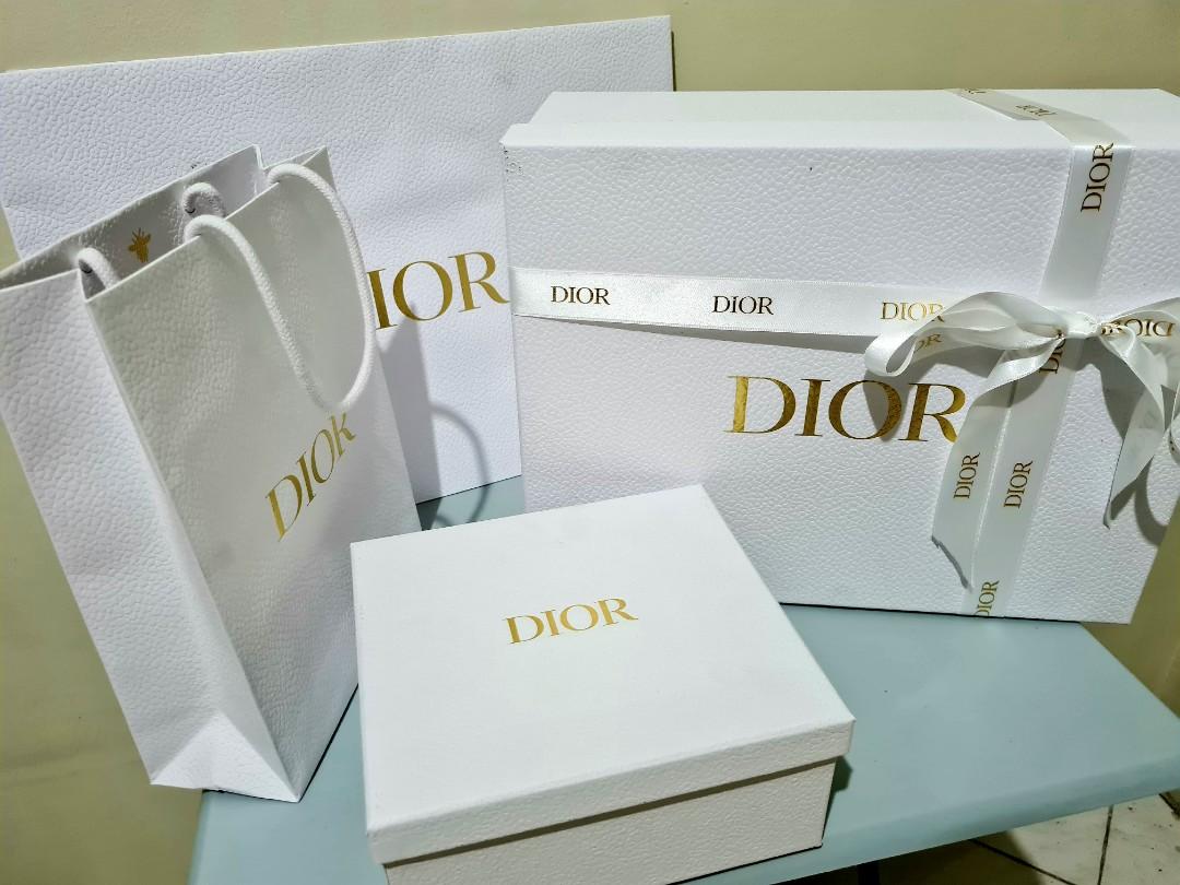 Original Dior boxes with paper shopping bag, Luxury, Accessories on ...