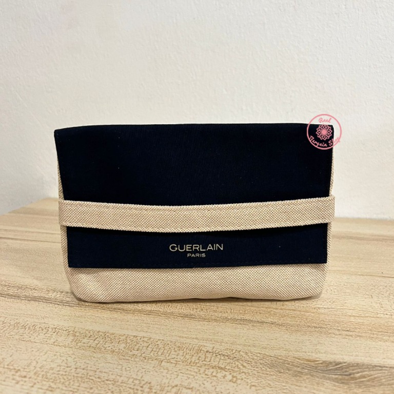 [Original] Guerlain Dark Blue Paris Beauty Pouch, Women's Fashion, Bags ...
