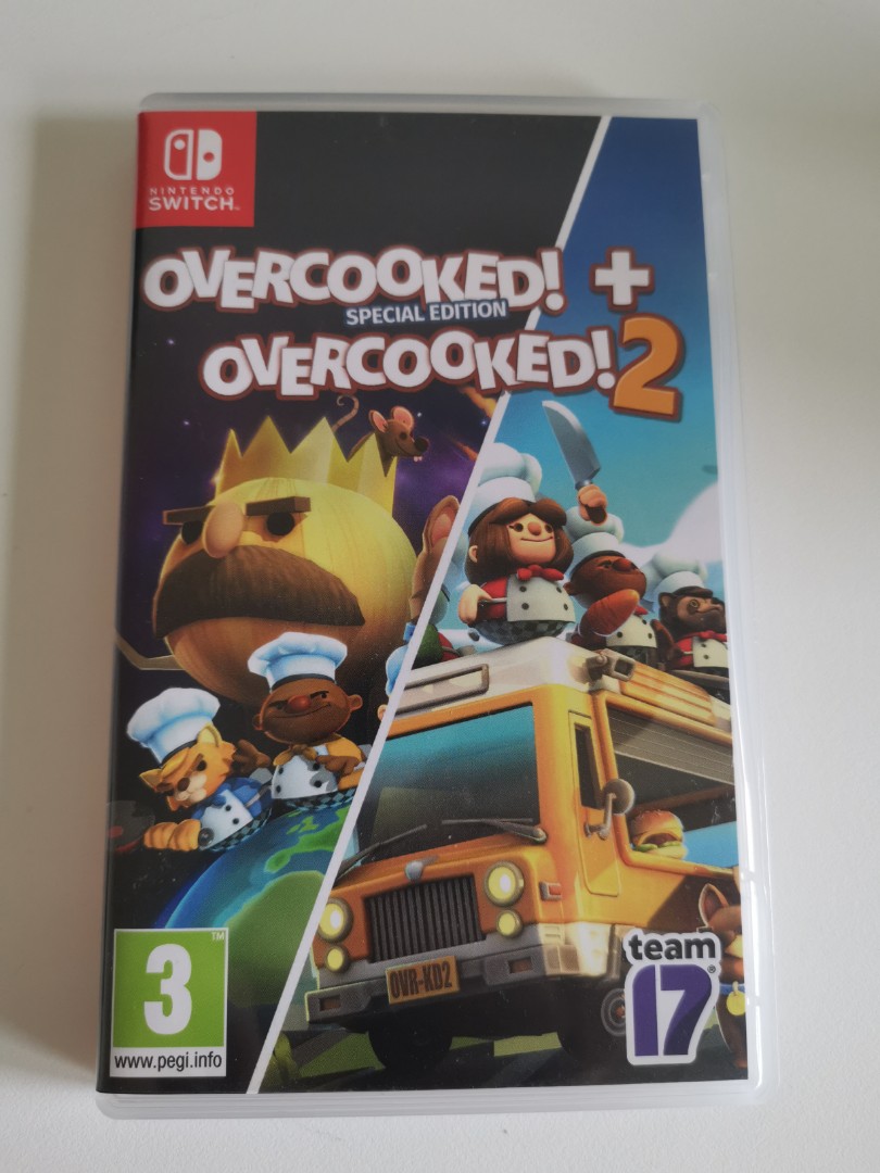 Overcooked 1 + 2, Video Gaming, Video Games, Nintendo on Carousell