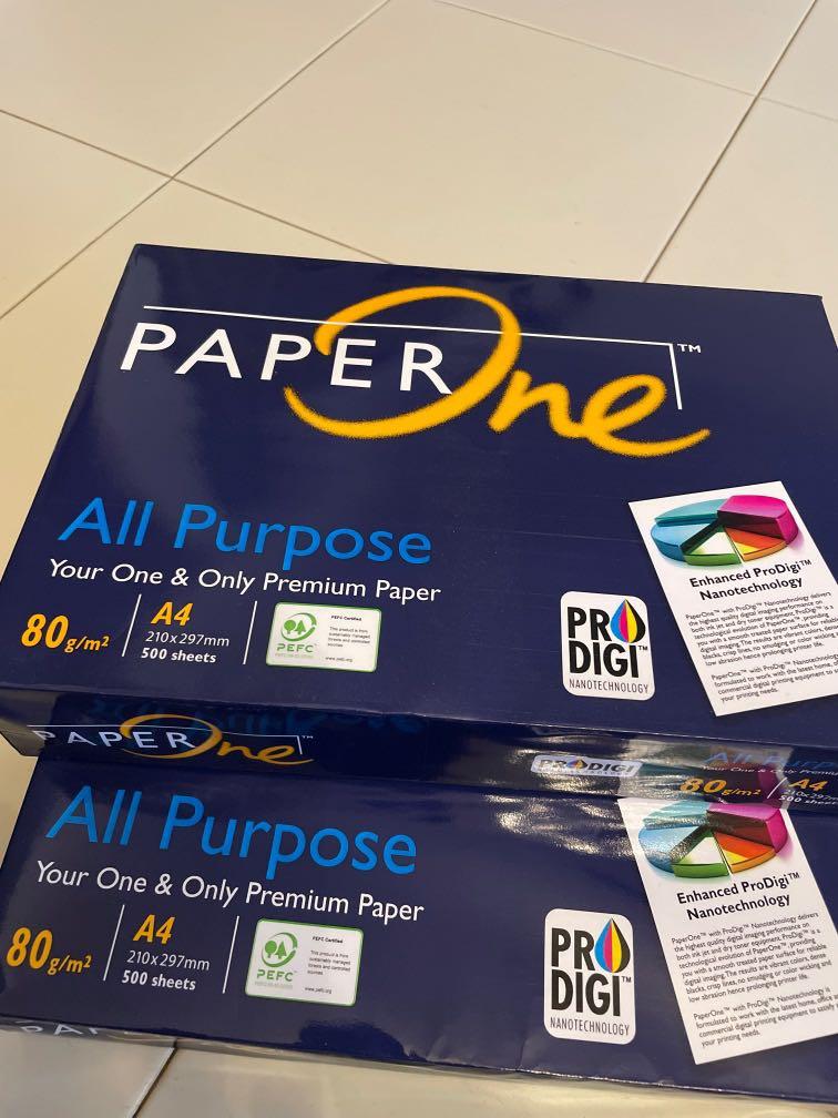 Paper One All Purpose A4 Paper, Hobbies & Toys, Stationery & Craft ...