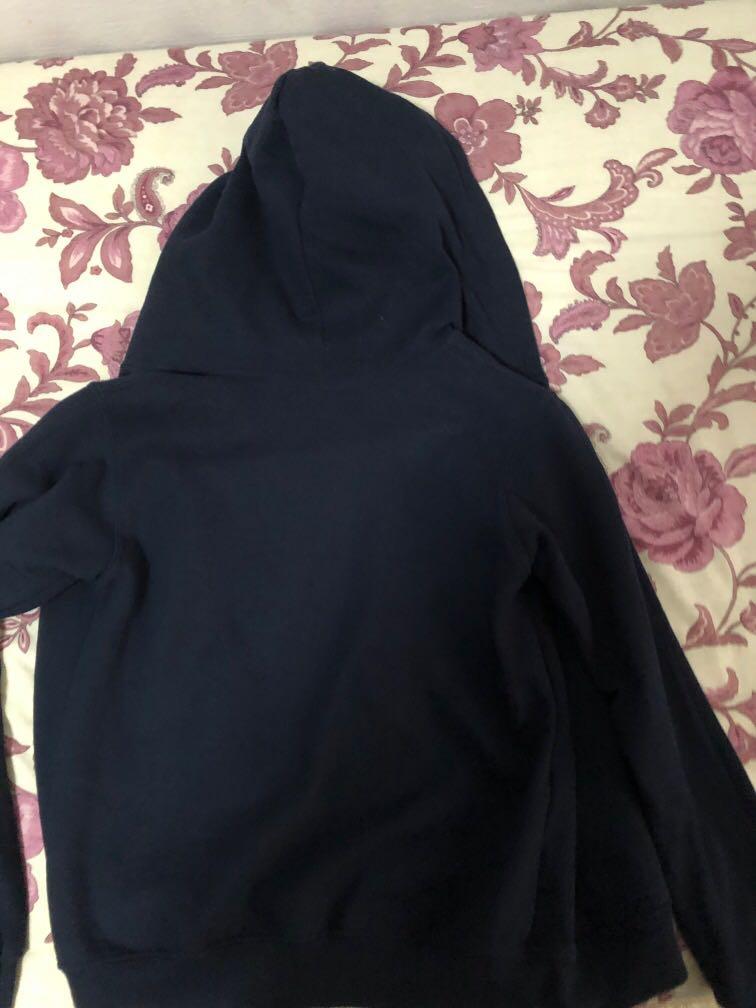 Plain Blue Jacket, Men's Fashion, Coats, Jackets and Outerwear on Carousell