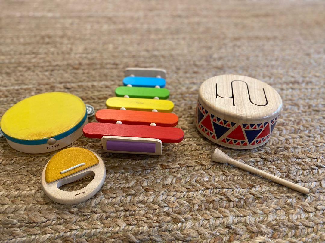 Plan Toys Musical Instruments Bundle, Hobbies & Toys, Music & Media ...
