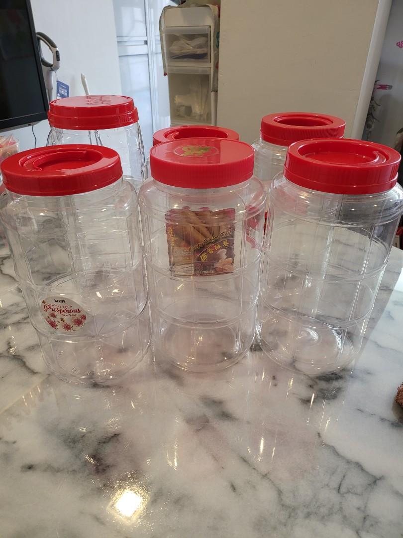 Plastic Cookie Containers, Furniture & Home Living, Kitchenware ...