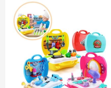 Portable Suitcase Occupation Role / Pretend Play Toys Set for Kids and ...