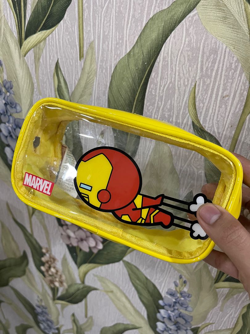 Pouch marvel iron man Yellow ORIGINAL, Bayi & Anak, Lainnya di Carousell