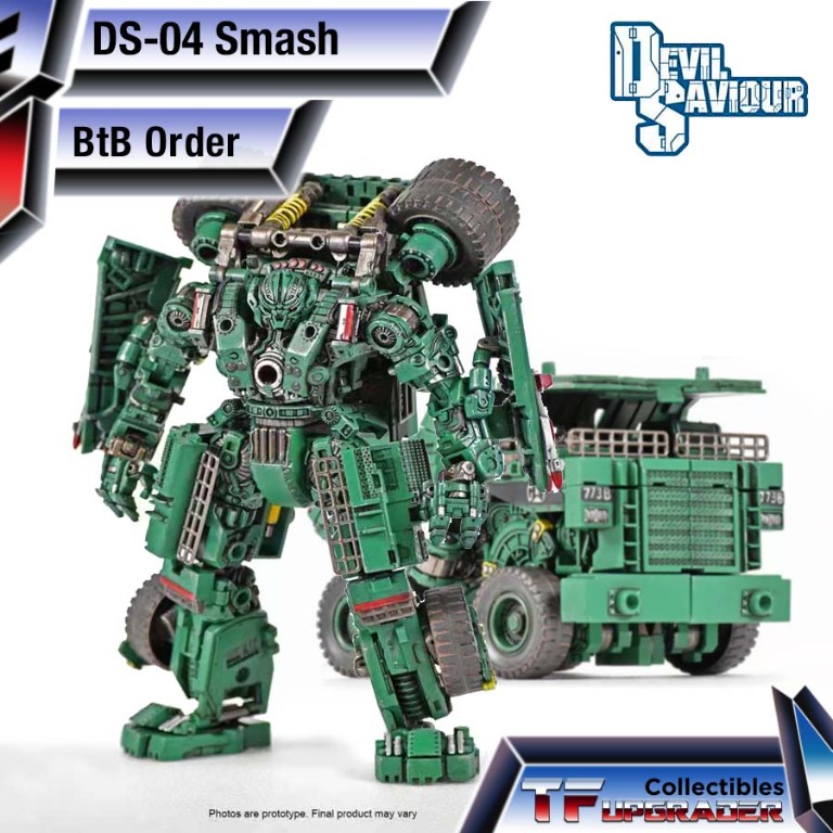 [PO CLOSED] Devil Saviour DS-04 Smash Reissue Troublemaker Combiner ...