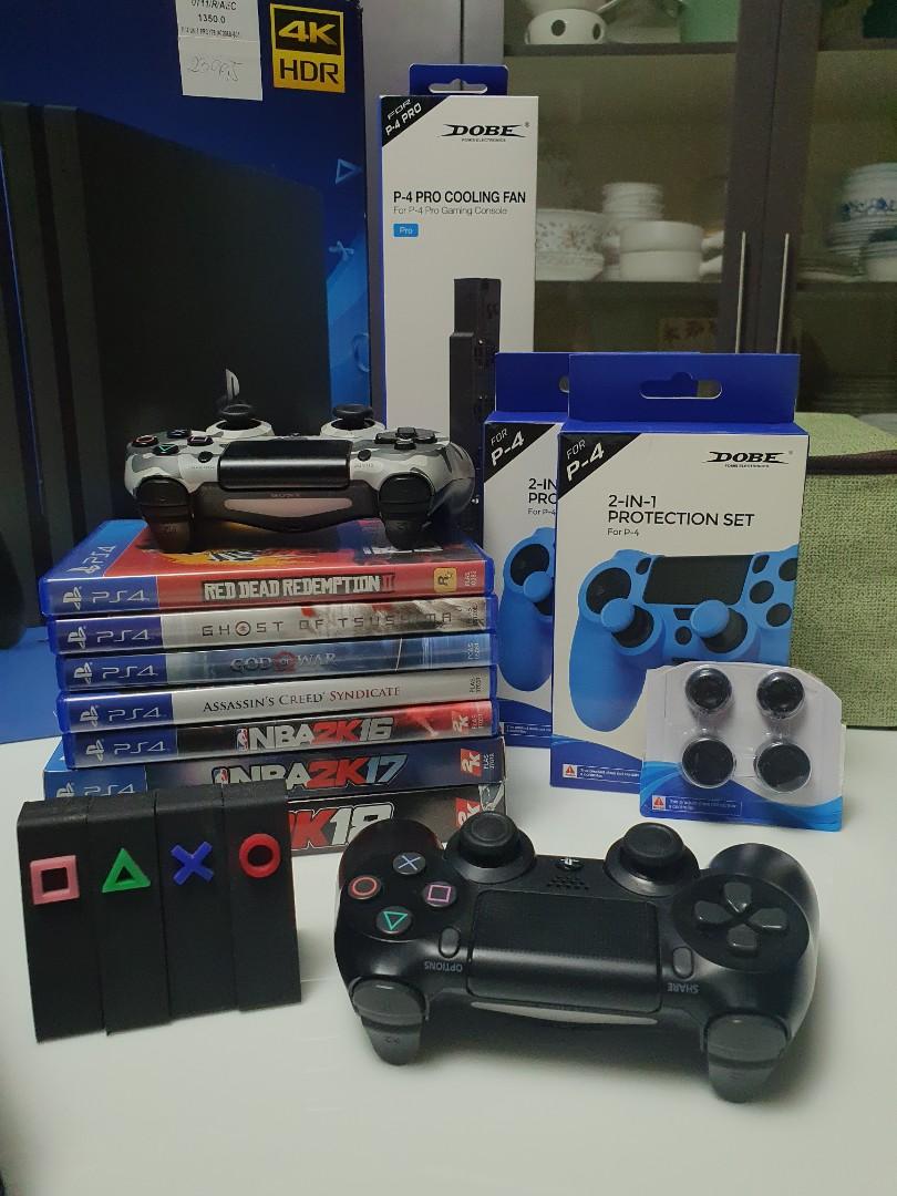 PS4 PRO 4K HDR 1TB, Video Gaming, Video Game Consoles, PlayStation on ...