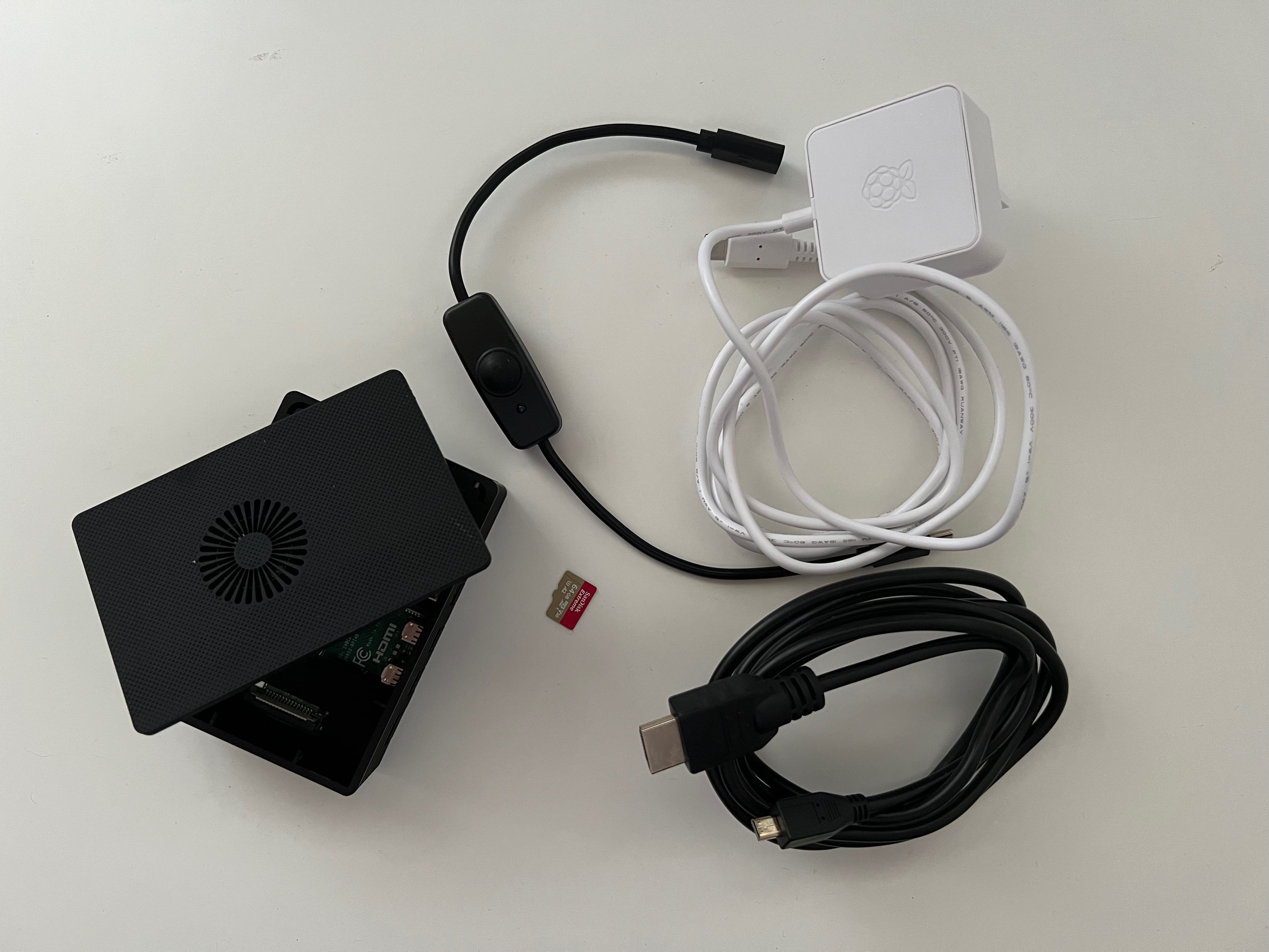 Raspberry Pi 4 Model B 8GB basic kit, Computers & Tech, Parts ...