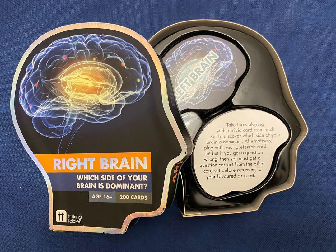 Right brain/ left brain ( Card Games), 興趣及遊戲, 玩具 & 遊戲類 - Carousell