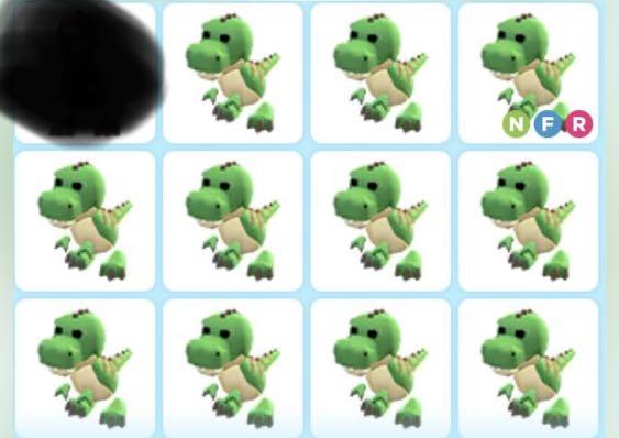 Roblox adopt me t-Rex & skeleton Rex (them is enough make mega and fr ...