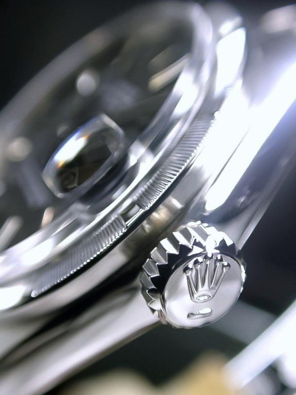 ROLEX Engine Turned Bezel Oyster Perpetual Black ref.1501 Cal.1570 ...