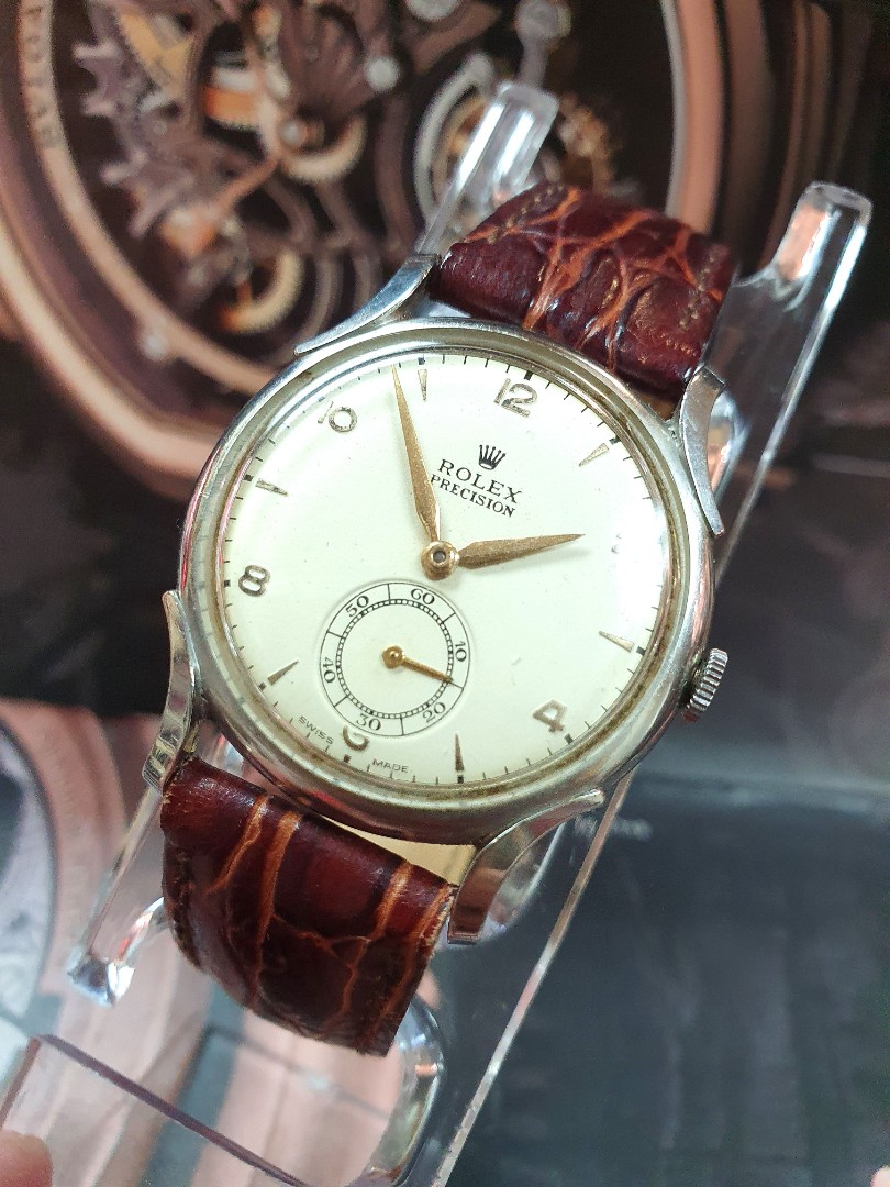 Rolex Precision Watch Fancy Lugs Ref 4542, Luxury, Watches on Carousell