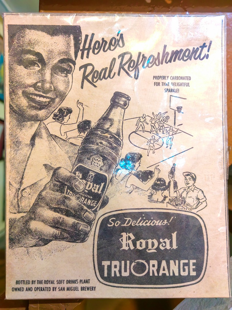 Royal Tru Orange Signage, Hobbies & Toys, Memorabilia & Collectibles ...