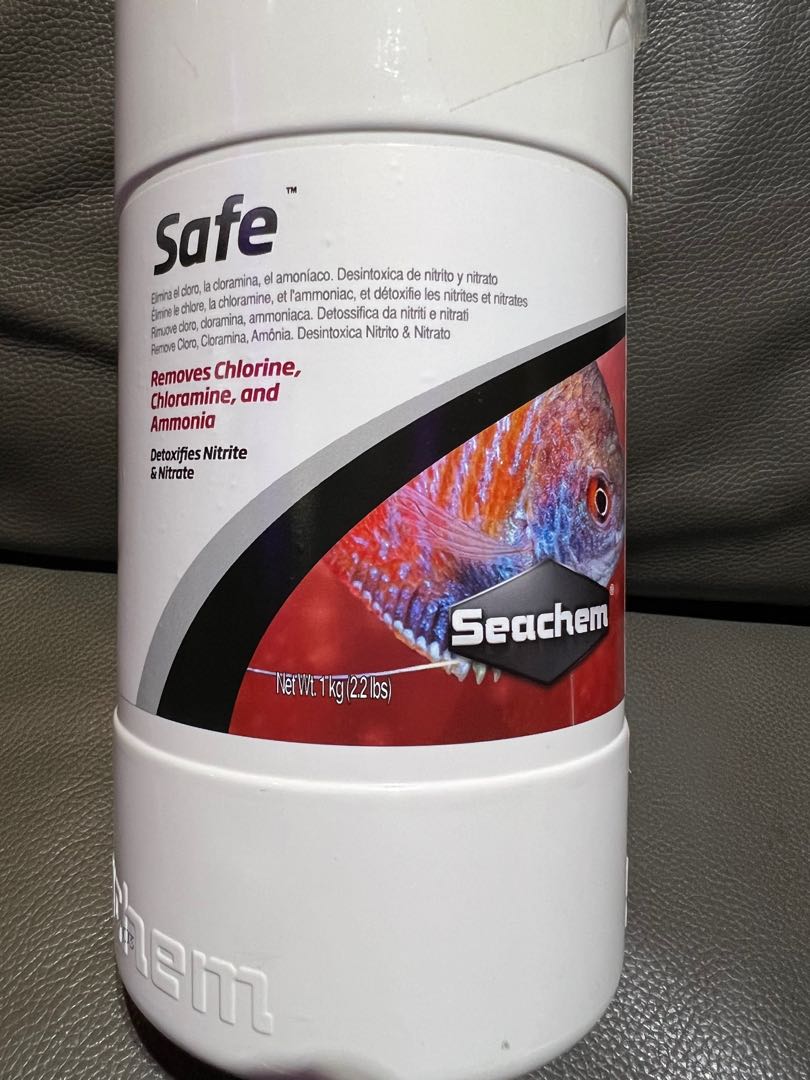 Seachem Safe Anti Chlorine, Pet Supplies, Health & Grooming on Carousell