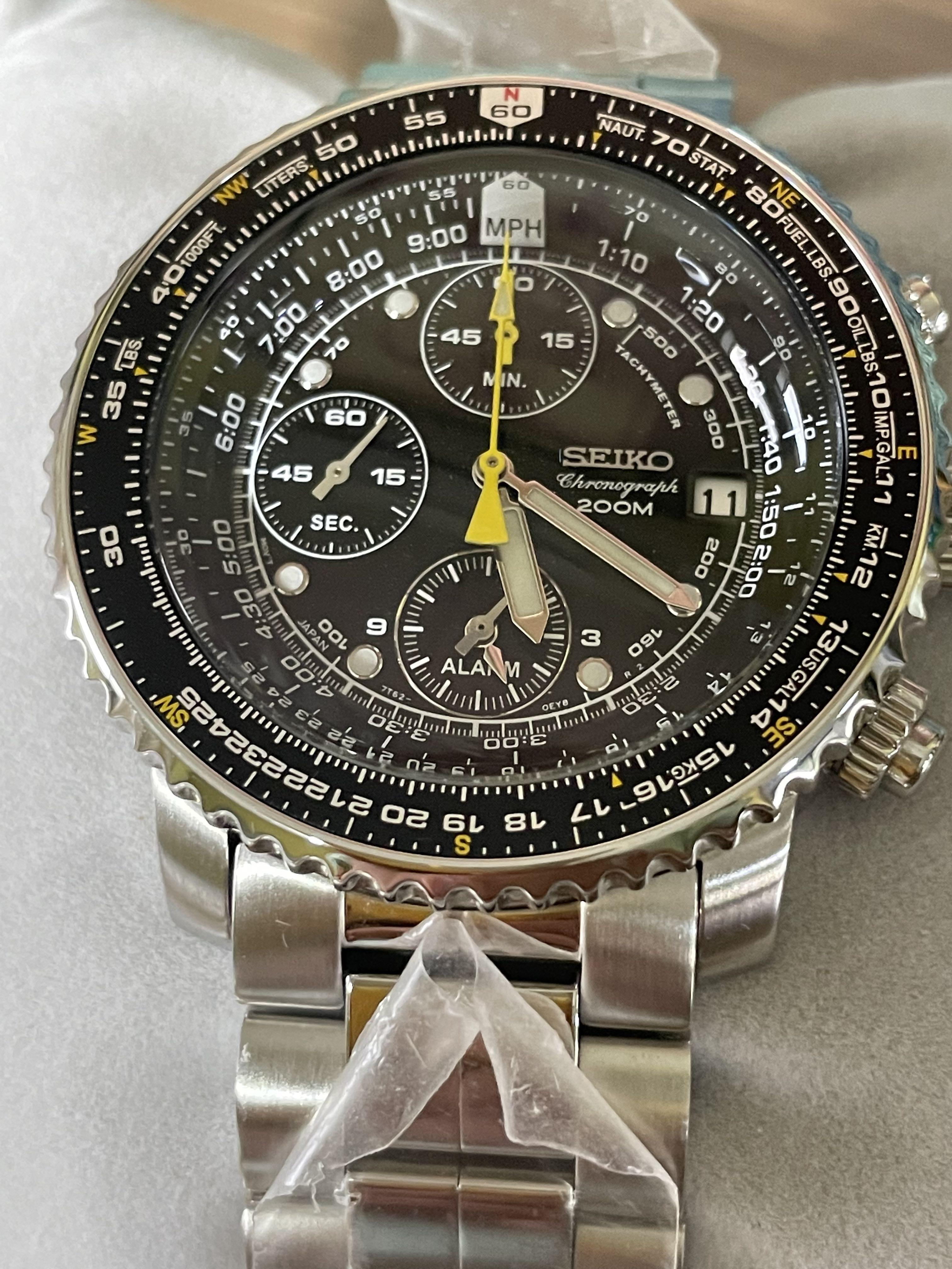 Seiko Flight Master / Authentic, Luxury, Watches on Carousell
