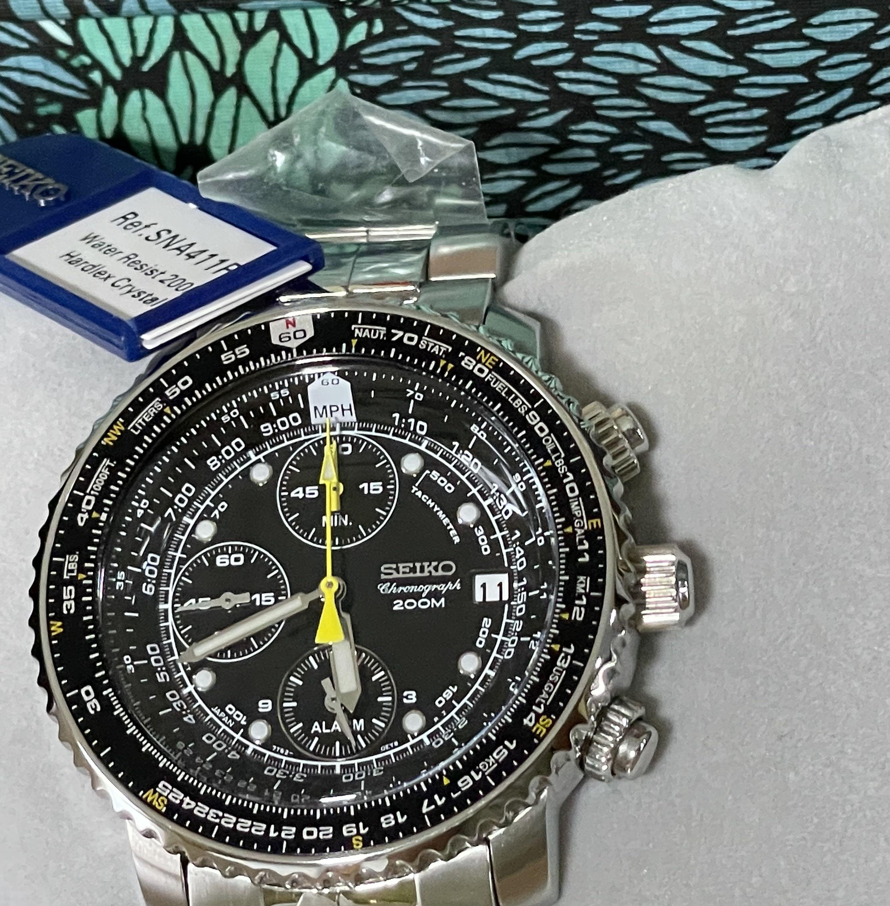 Seiko Flight Master / Authentic, Luxury, Watches on Carousell