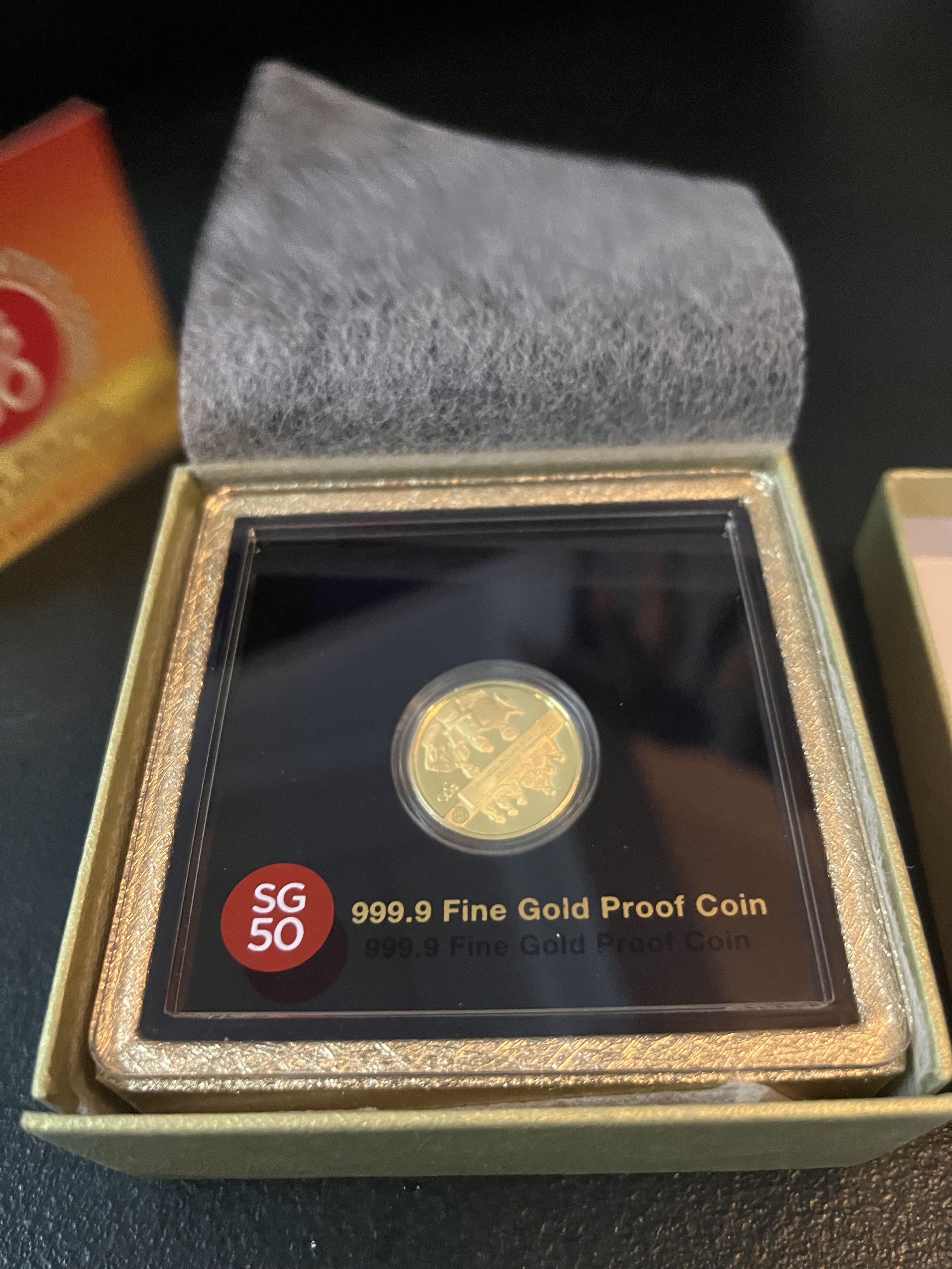 SG50 $50 Gold Proof Coin, Hobbies & Toys, Memorabilia & Collectibles ...