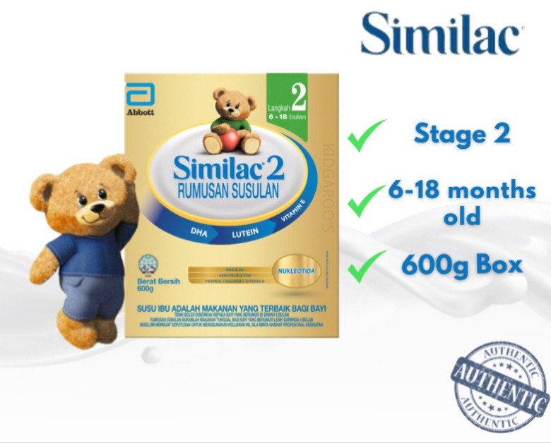Similac Stage 2 600g, 6-18 months, Babies & Kids, Nursing & Feeding ...