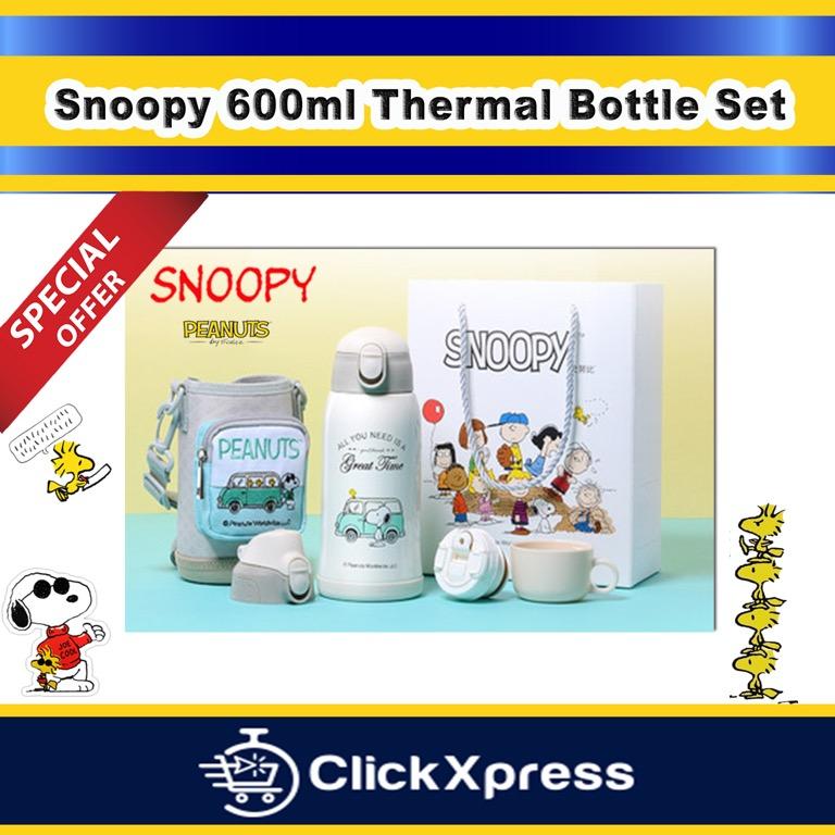 Snoopy Bottle Set | Snoopy Gift Set | Snoopy Thermal Bottle | Thermal ...