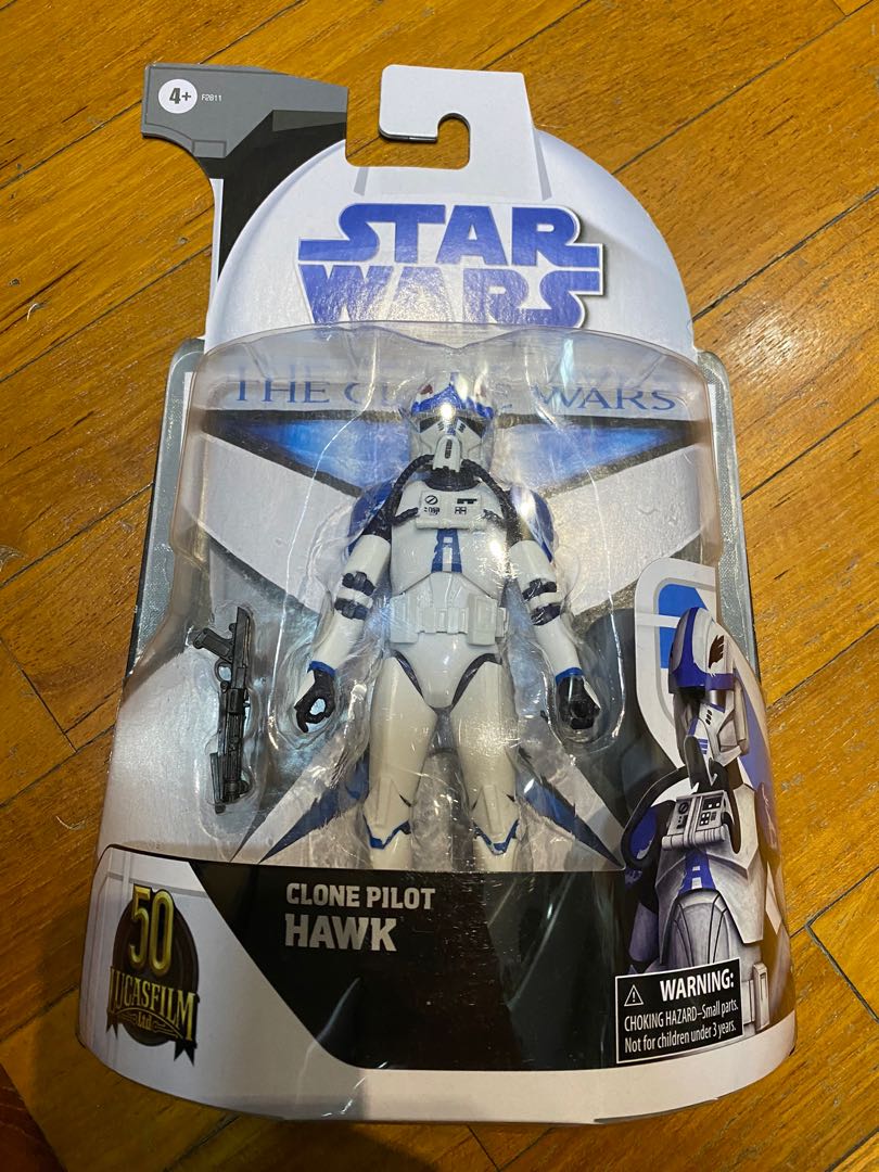 Star Wars Clone pilot hawk 6” the clone wars, Hobbies & Toys, Toys ...