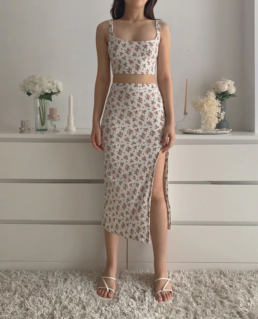 Suzy Clothing Sophie Set in White, Women's Fashion, Dresses & Sets ...