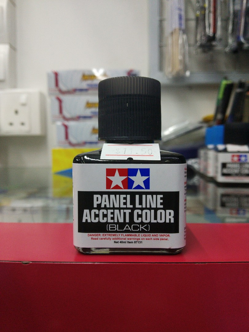 Tamiya Panel Line Accent Color Black, Hobbies & Toys, Stationery ...