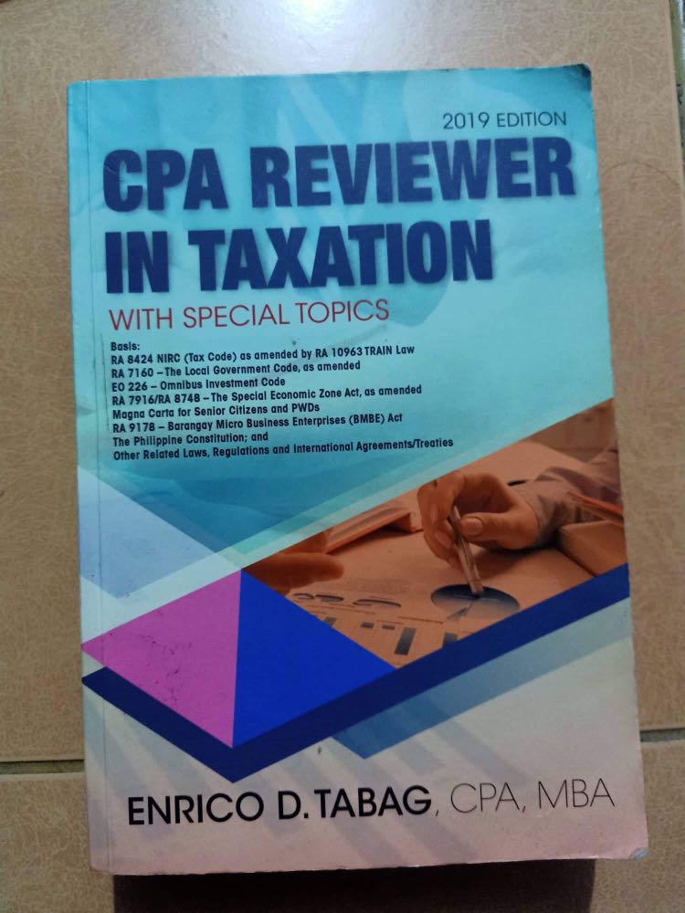 Taxation Reviewer, Hobbies & Toys, Books & Magazines, Textbooks on ...
