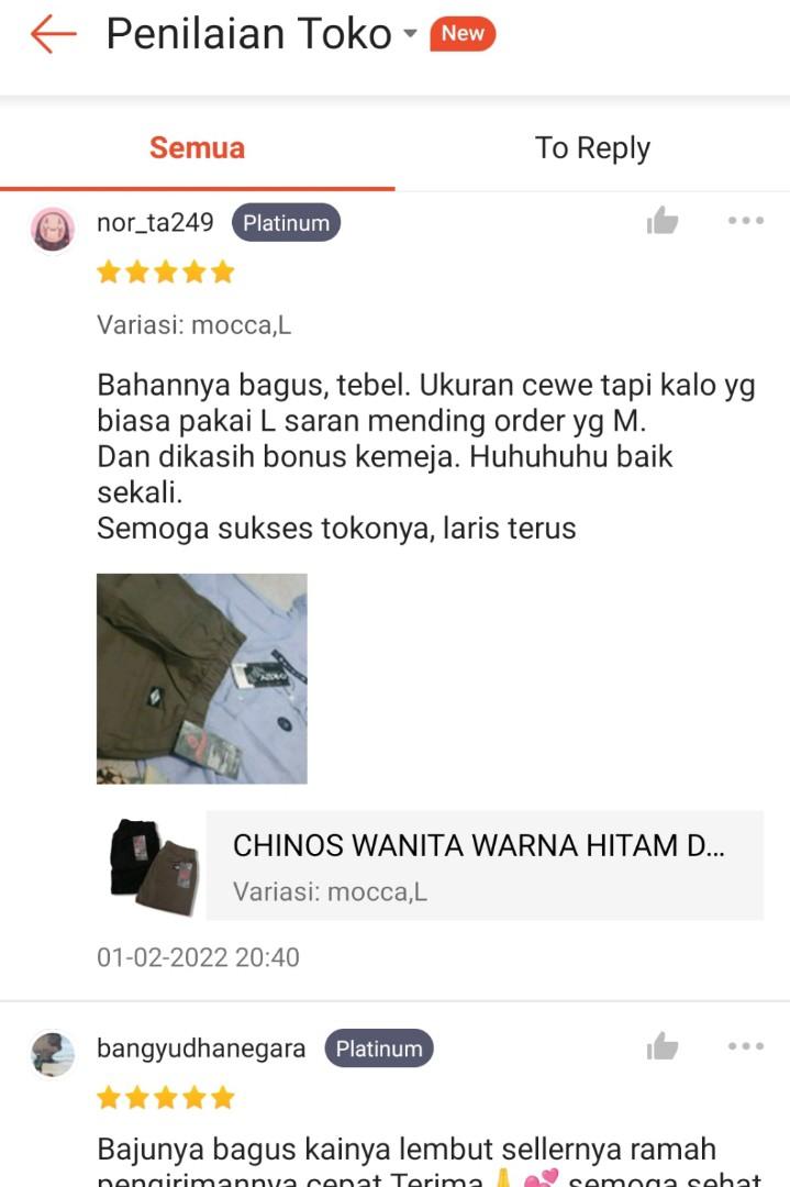 testimoni dari shopee, Olshop Fashion, Olshop Pria di Carousell