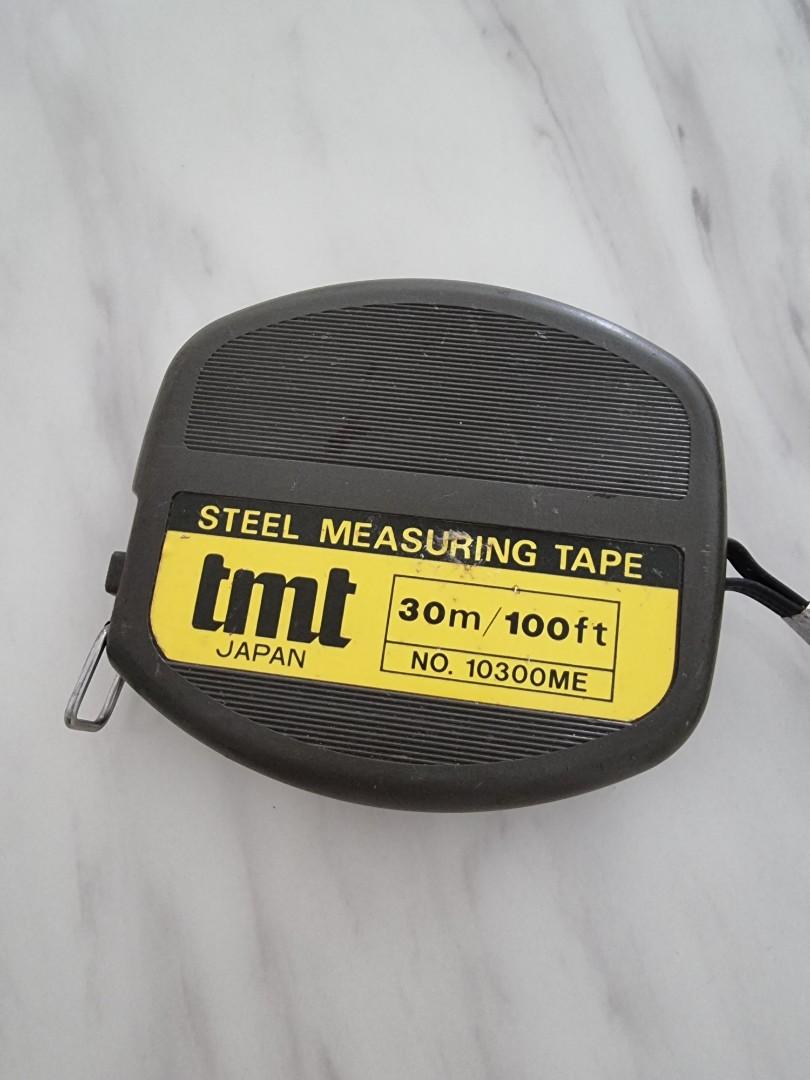 TMT Japan 30m Steel Measuring Tape, Furniture & Home Living, Home ...