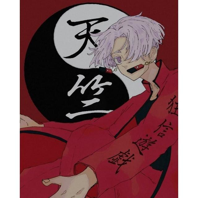 TOKYO REVENGERS LONG RED JACKET IZANA MIKEY DRAKEN, Hobbies & Toys ...