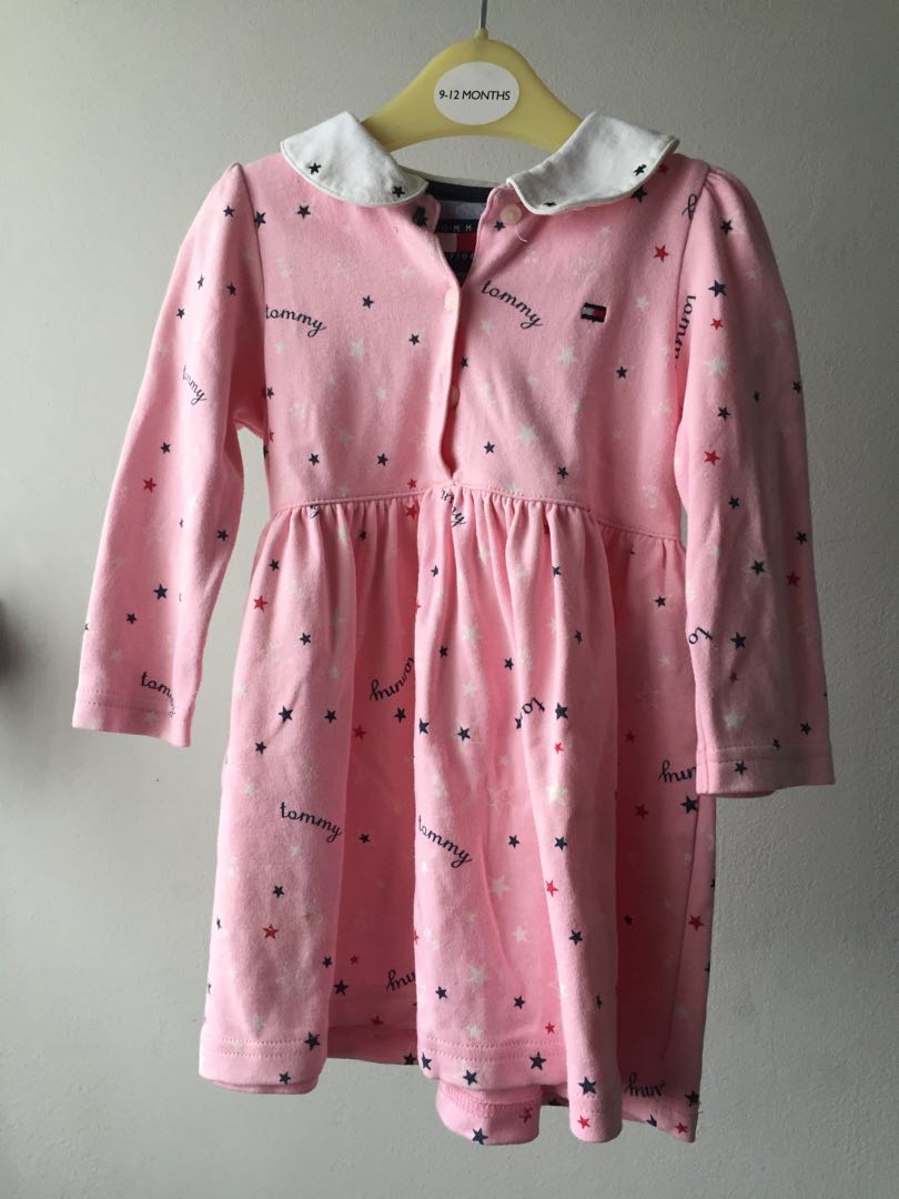 Tommy Hilfiger pink star dress, Babies & Kids, Babies & Kids Fashion on ...