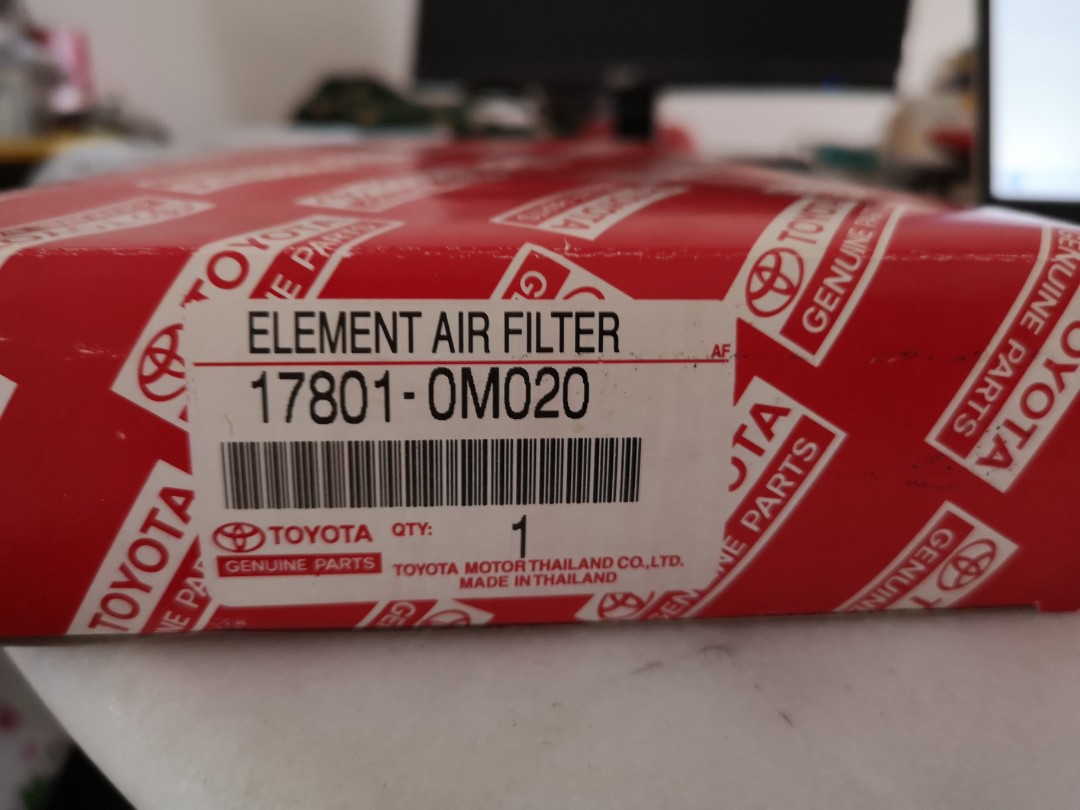 Toyota Air Filter 17801-0M020, Car Accessories, Accessories on Carousell