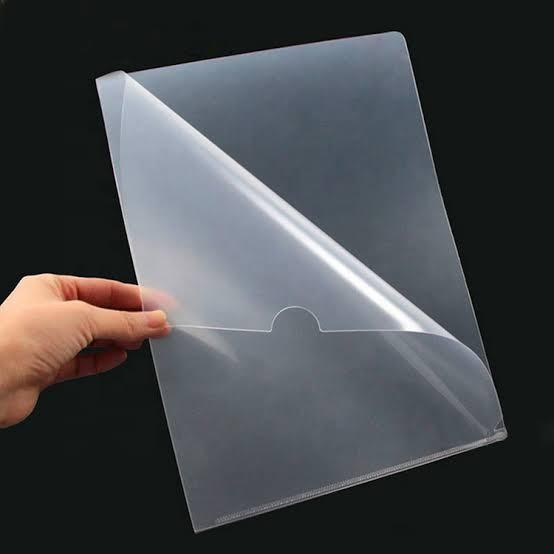Transparent Plastic L-type Folder, Hobbies & Toys, Stationary & Craft ...