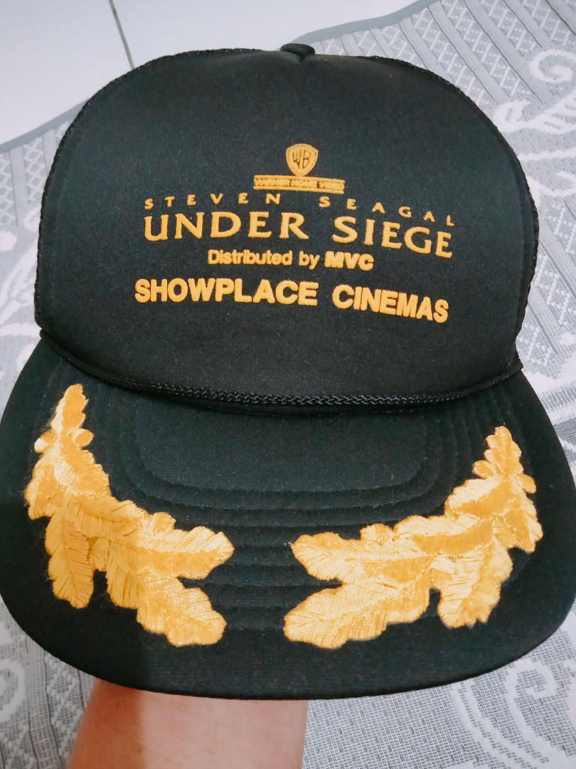 Under Seige Steven Seagal movie trucker cap, Men's Fashion, Watches ...