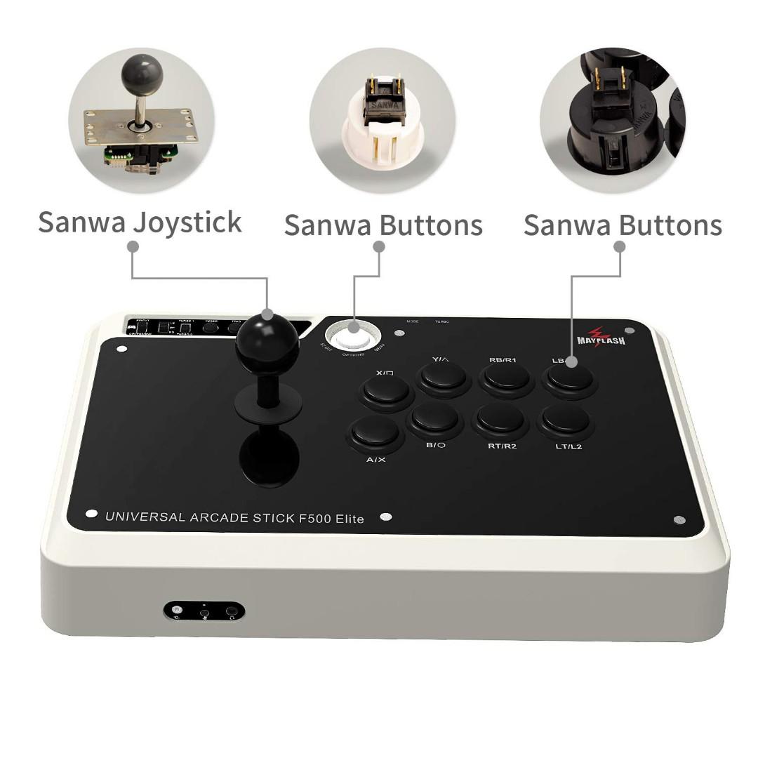 Upgraded Mayflash F500 Elite Arcade / Fight Stick Controller with Xbox ...