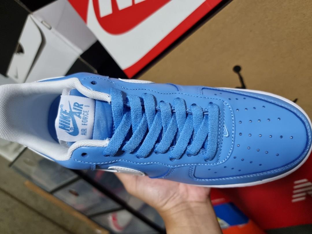 US 8.5 UNC nike Air force 1 with physical JD sports receipt, Luxury ...