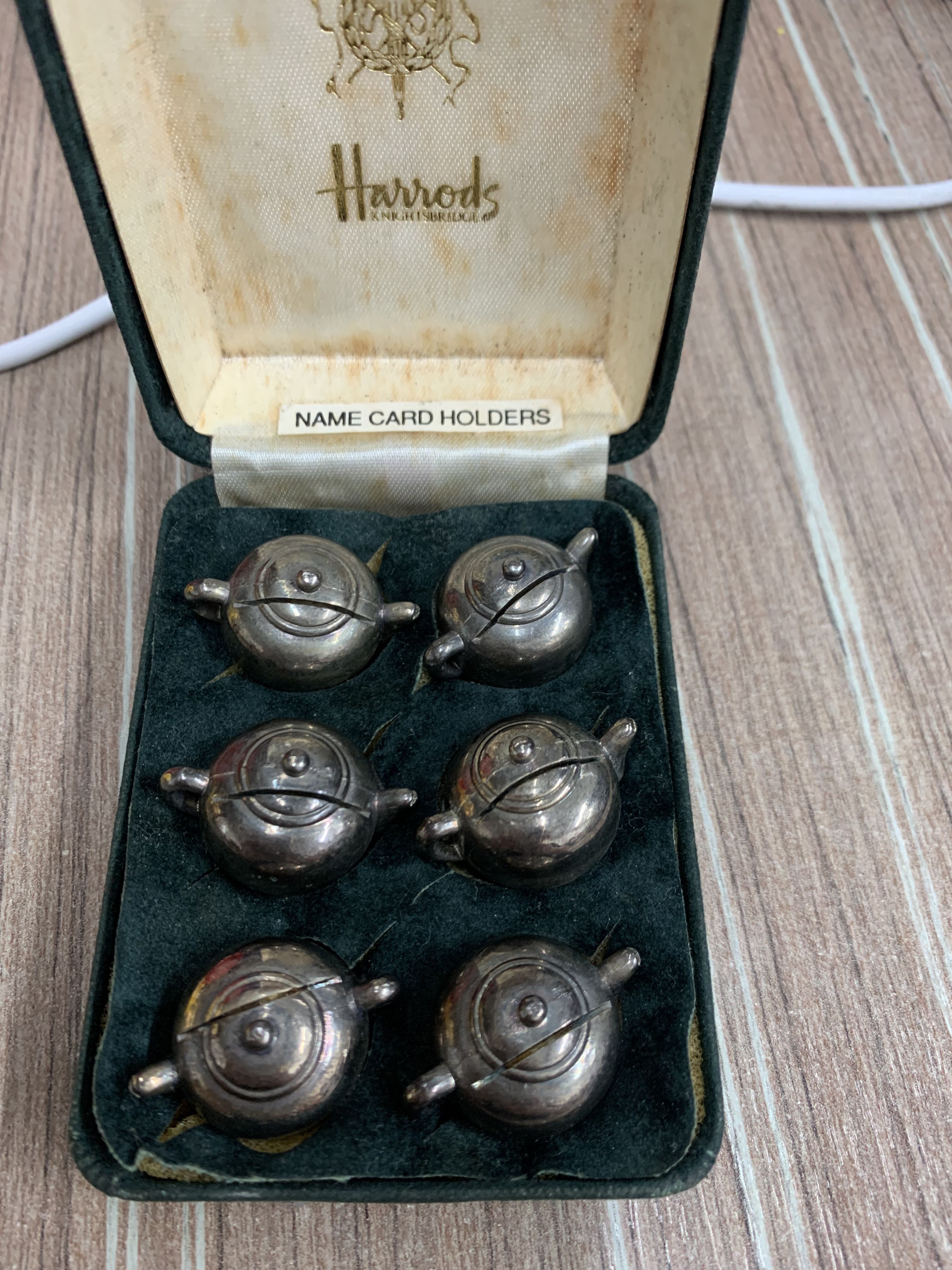 Vintage Harrods Silver Namecard Holder, Hobbies & Toys, Memorabilia ...