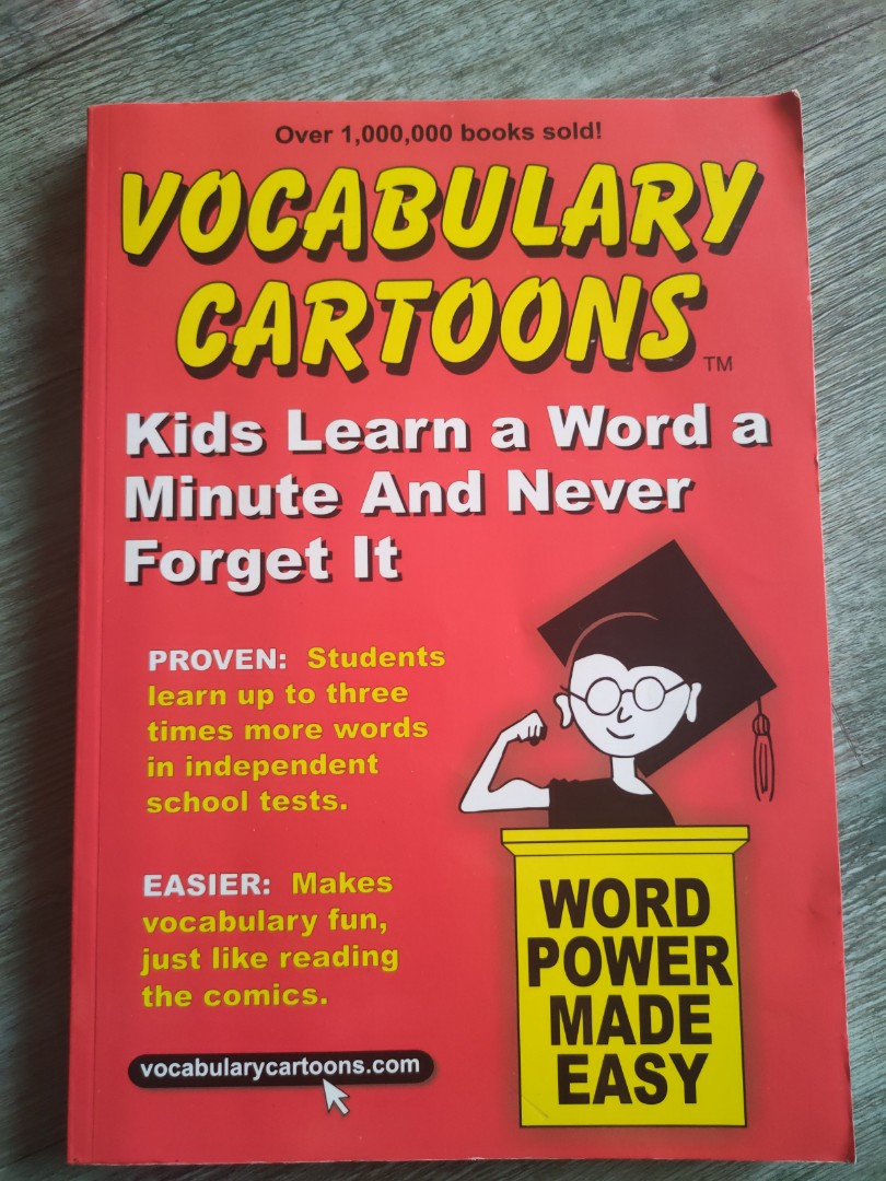 Vocabulary Cartoons, Hobbies & Toys, Books & Magazines, Children's ...