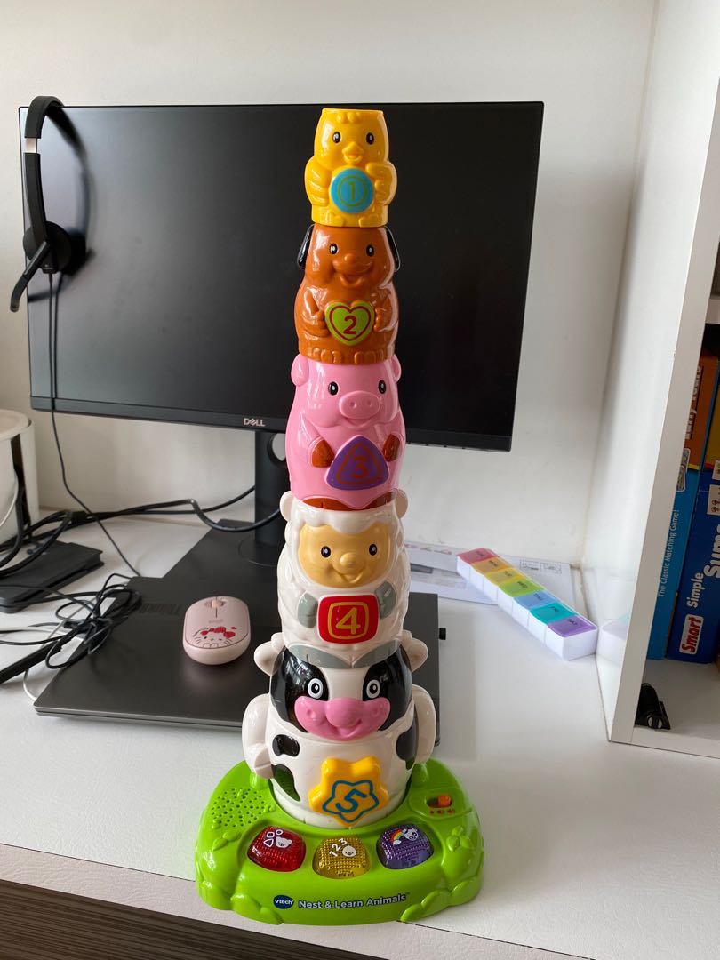 Vtech Nest & Learn Animals stacking toy, Babies & Kids, Infant Playtime ... Vtech Nest & Learn Animals stacking toy, Babies & Kids, Infant Playtime ...