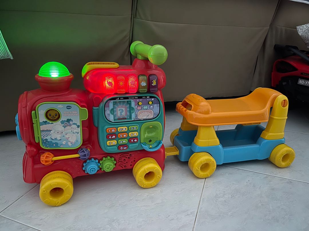 Vtech sit to stand walker train, Babies & Kids, Infant Playtime on ...