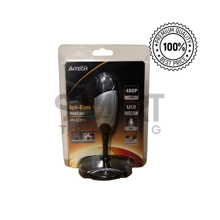 Webcam A4Tech Pk-635G Flexible Cam with builtin Mic, Computers & Tech ...