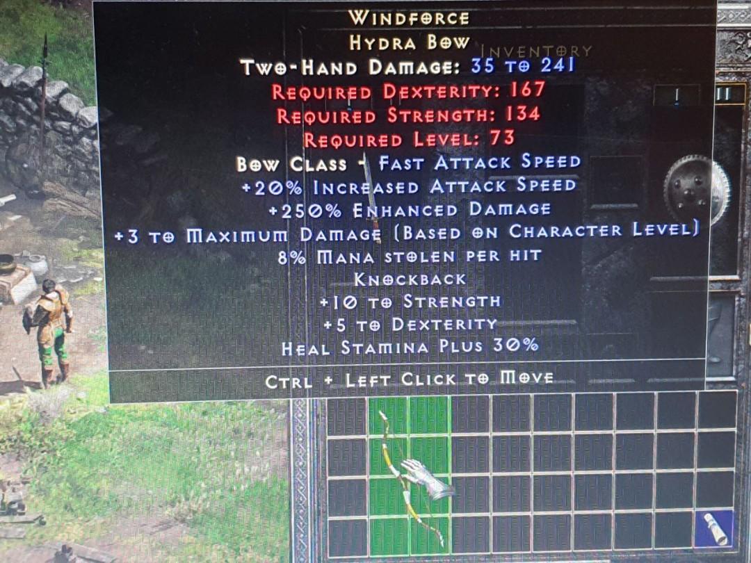 Windforce Hydra Bow D2R Diablo II Resurrected (Softcore, Ladder/Non ...