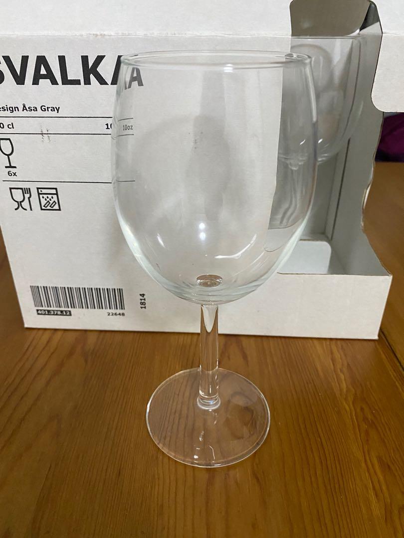 Wine Glasses - IKEA SVALKA, Furniture & Home Living, Kitchenware ...
