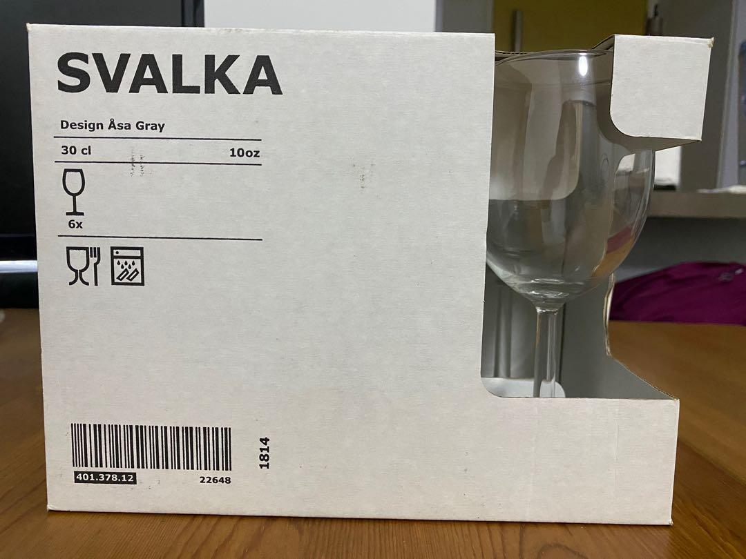 Wine Glasses - IKEA SVALKA, Furniture & Home Living, Kitchenware ...