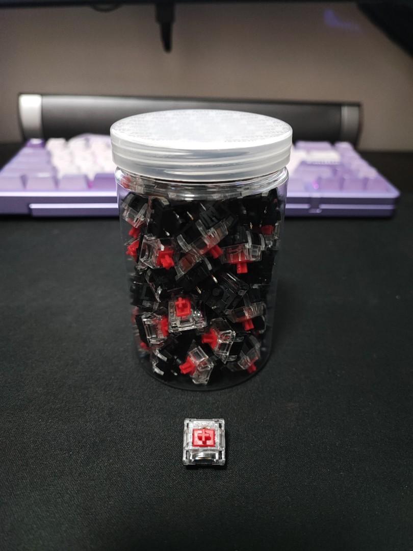 (x71) TTC Red Linear Switches for Gaming Mechanical Keyboard, Computers ...