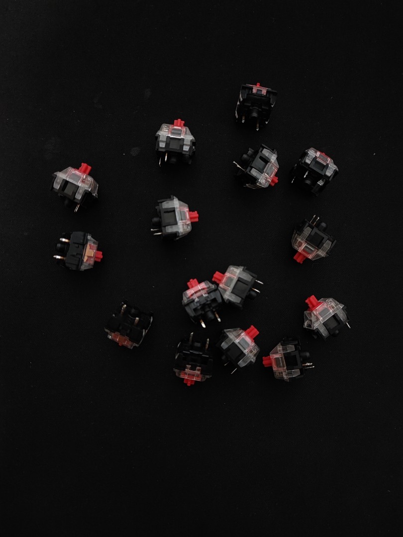 (x71) TTC Red Linear Switches for Gaming Mechanical Keyboard, Computers ...