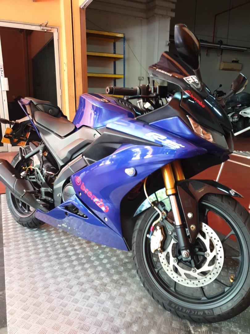Yamaha YZF - R155 V3 coe june 2028, Motorcycles, Motorcycles for Sale, Class 2B on Carousell