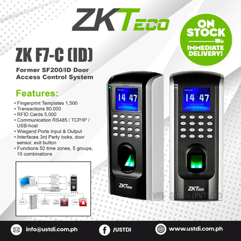 ZK F7-C (ID), Computers & Tech, Office & Business Technology on Carousell