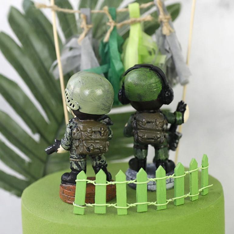 4 Types of 3D Army / Military / Navy personnel / soldier / Tank cake ...