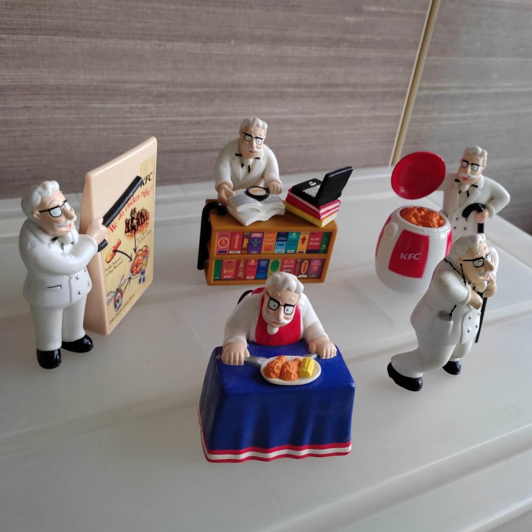 KFC 60th Anniversary Figurines (5 as a set), Hobbies & Toys ...